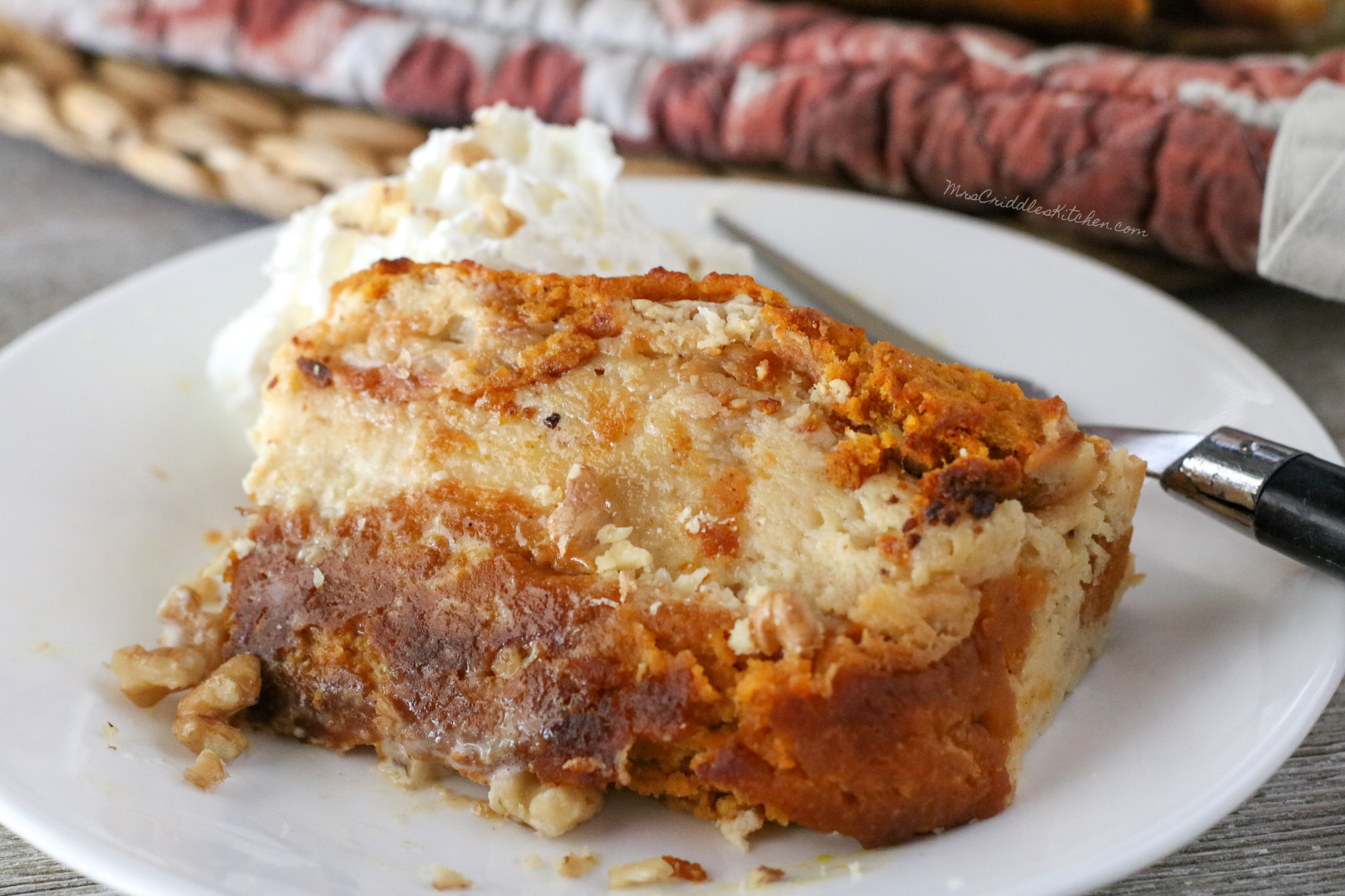 Pumpkin Cream Cake - Mrs. Criddles Kitchen