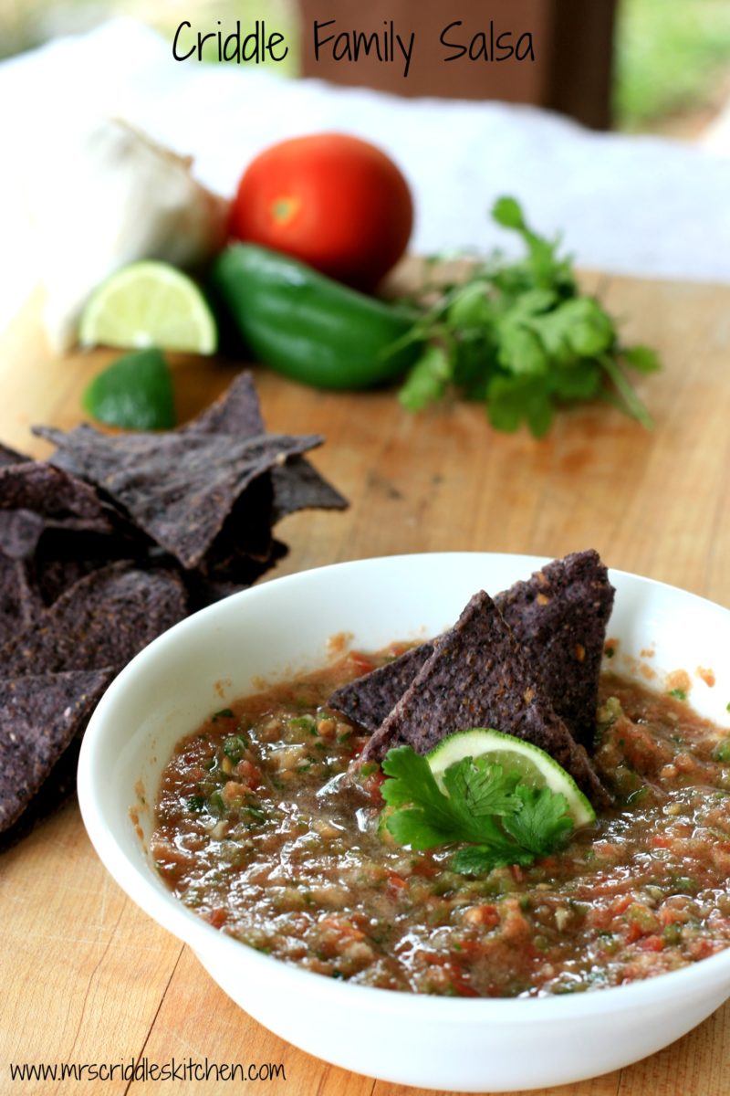 Criddle Family Salsa - Mrs. Criddles Kitchen