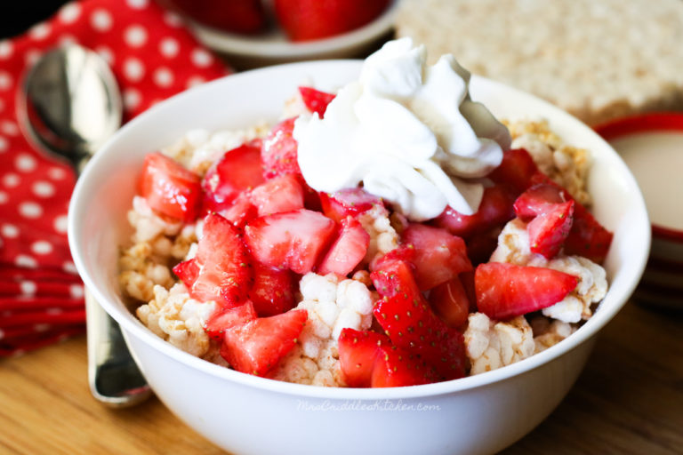 Low Fat Strawberry Shortcake - Mrs. Criddles Kitchen