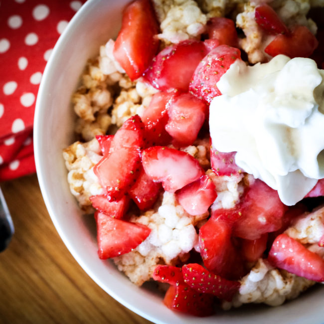Low Fat Strawberry Shortcake - Mrs. Criddles Kitchen