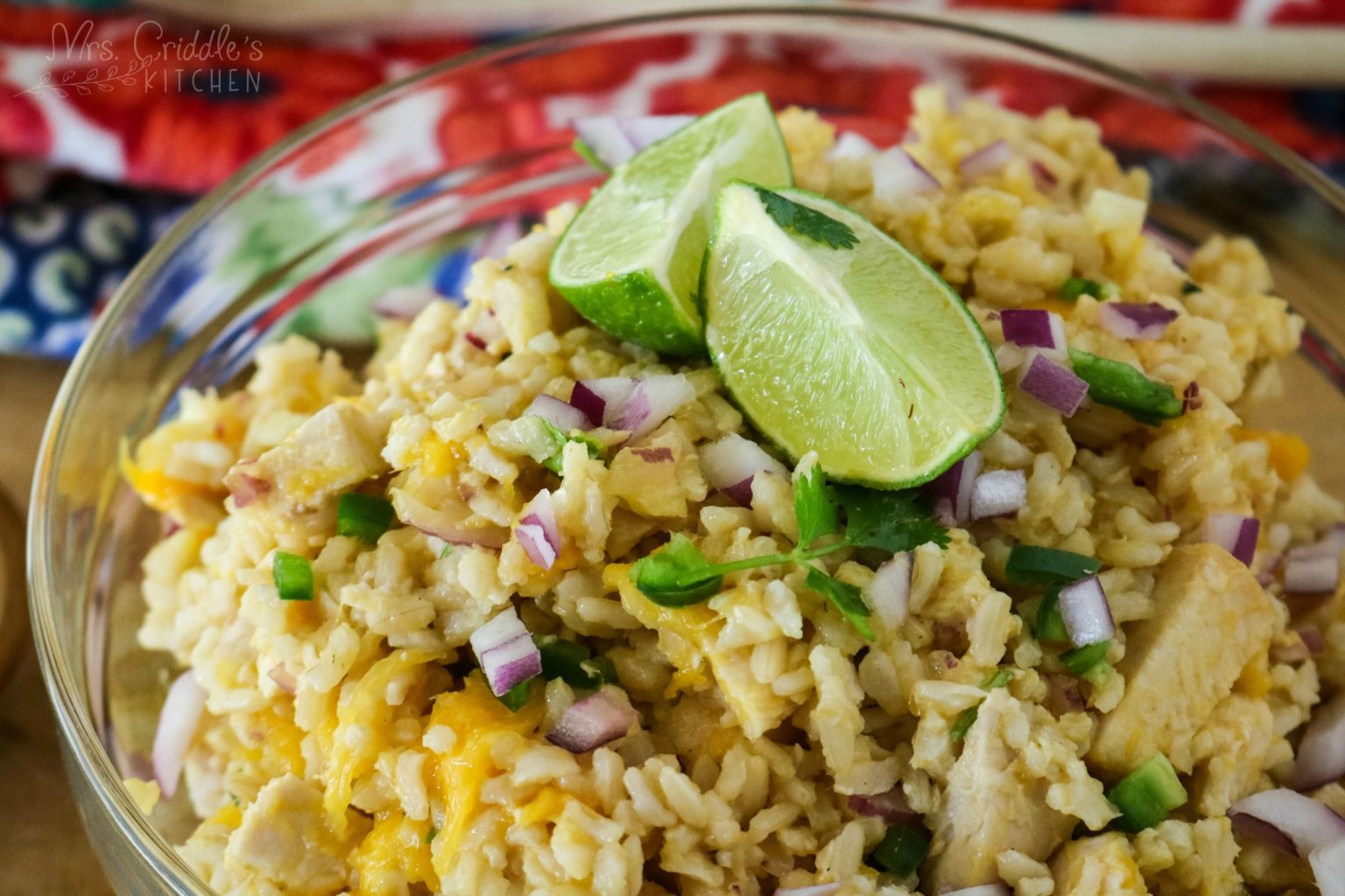 Mango Chicken & Rice Low Fat - Mrs. Criddles Kitchen